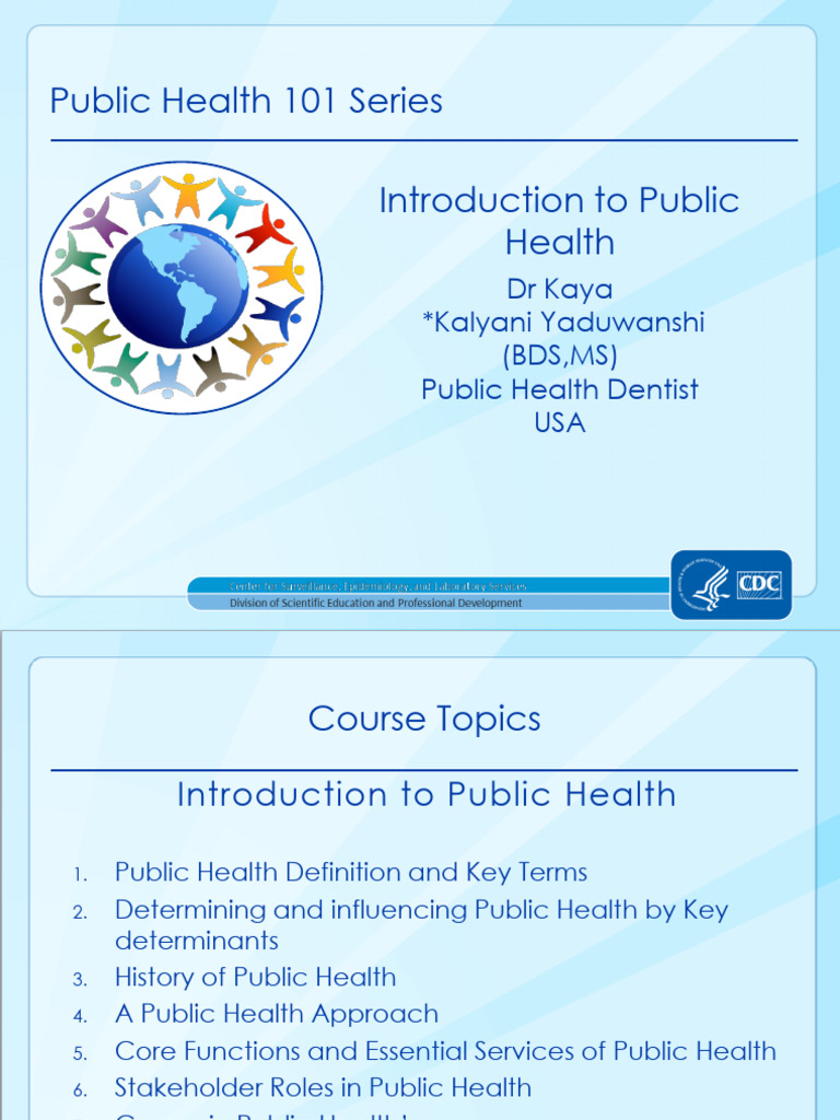 Introduction to Public Health Course | PDF | Public Health | Health Care