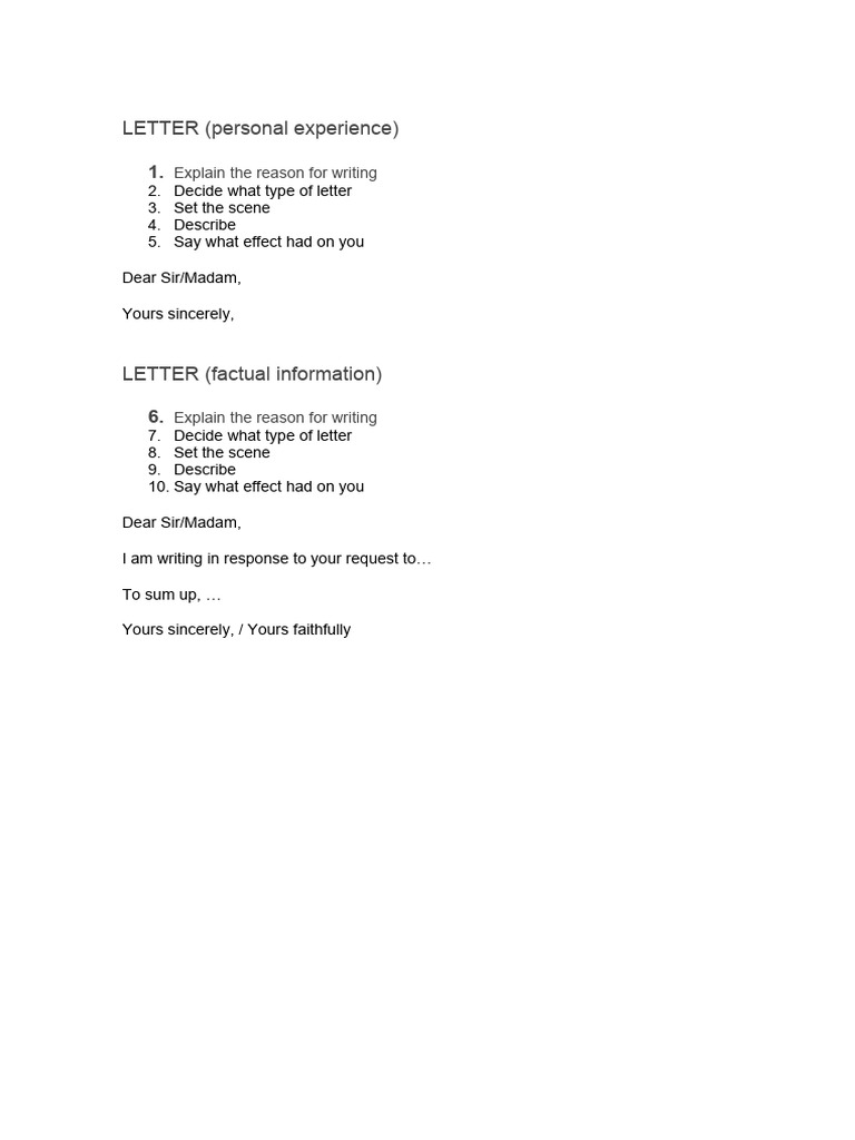 Proficiency Expert Writting Letter | PDF