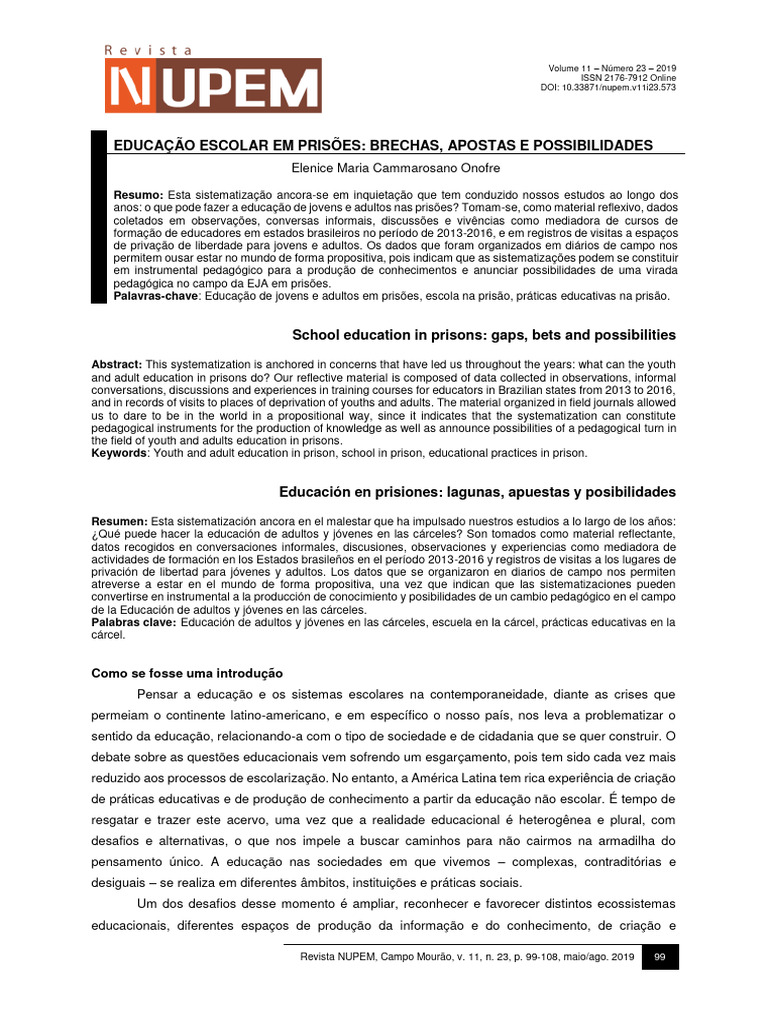 573-Texto Do Artigo-1988-1-10-20190513 | PDF | Aprendizado | Pedagogia