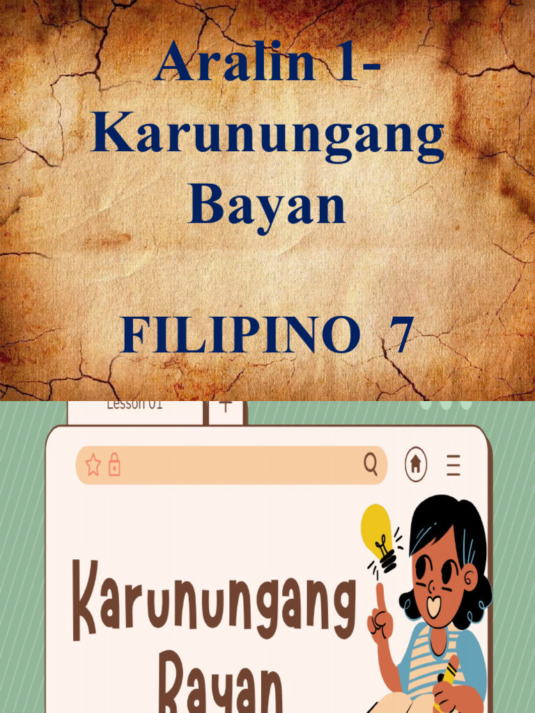 Karunungang Bayan Fil.7 3rd Qtr. | PDF