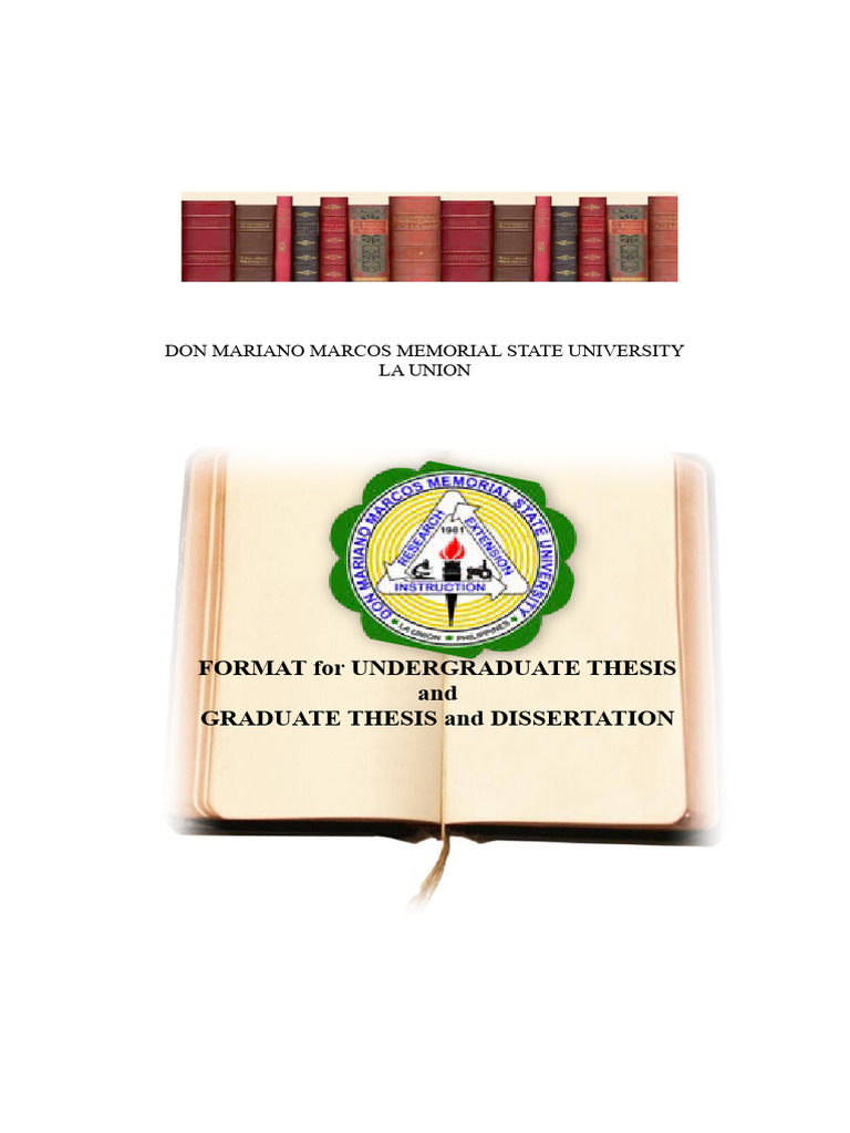 Thesis Dissertation Format | PDF | Thesis | Writing