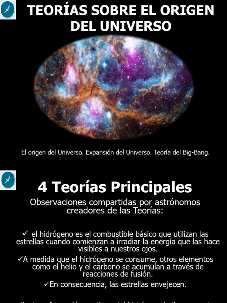 Teorías del Origen del Universo | PDF | Universo | Big Bang