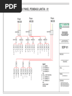 Single Line Diagram Panel MDP & PP1 | PDF
