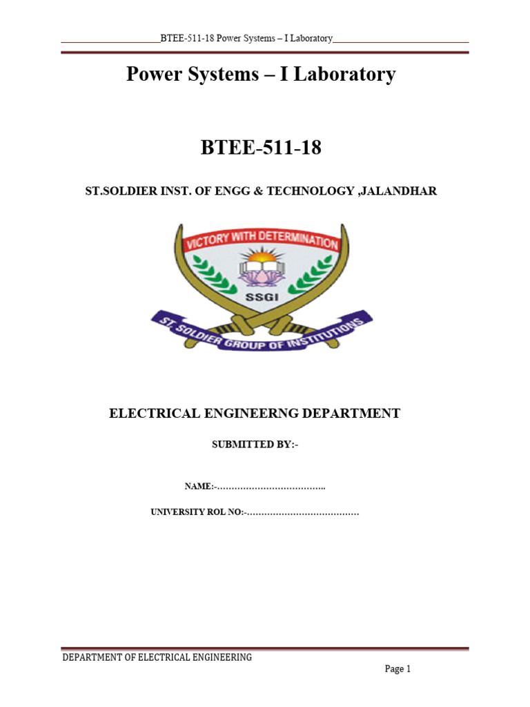 Power System-I | PDF | Ac Power | Power Supply
