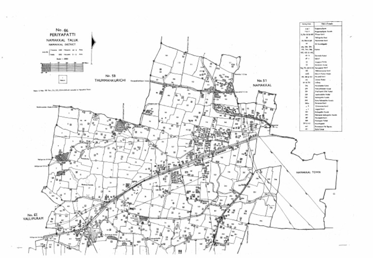 Namakkal Periyapatti Village Map 1 | PDF