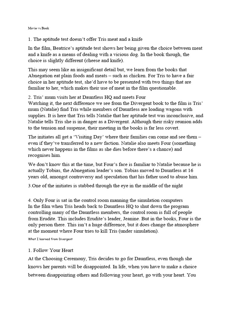 Divergent | PDF | Divergent (Novel)