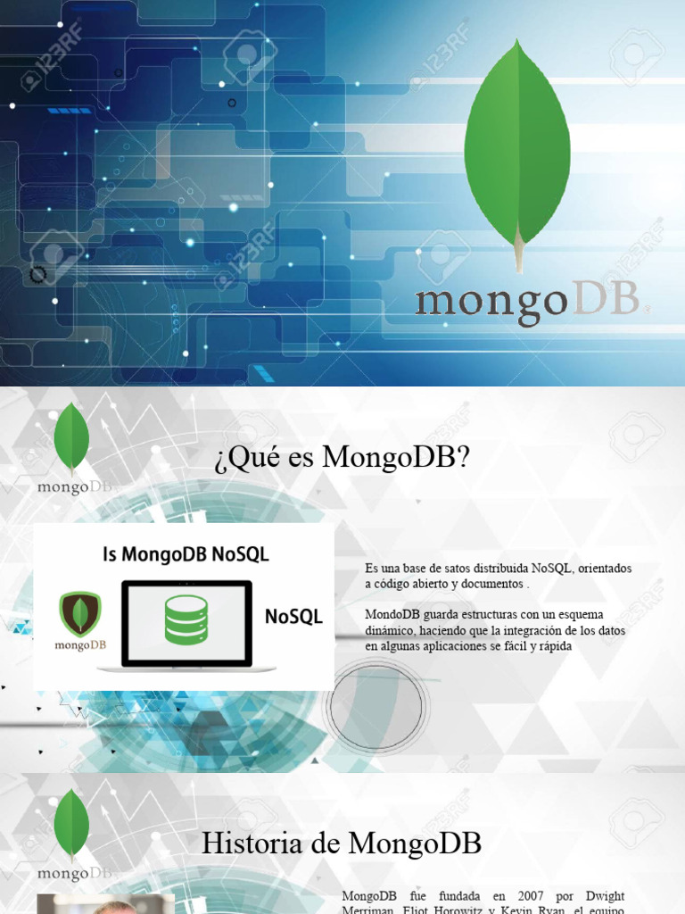 MONGODB | PDF | Mongo Db | Ciencias de la Información MONGODB | PDF | Mongo Db | Ciencias de la Información