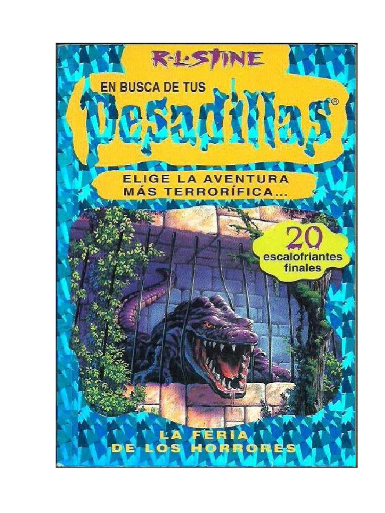 En Busca de Tus Pesadillas 01 La Feria de Los Horrores | PDF | Novela negra, policíaca y suspenso