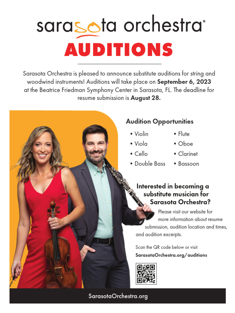 Sarasota Audition | PDF