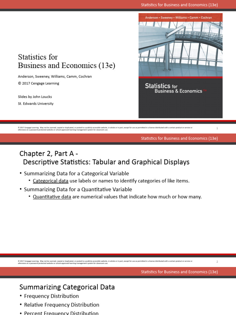 SBE13 CH 02 A | PDF | Histogram | Statistics