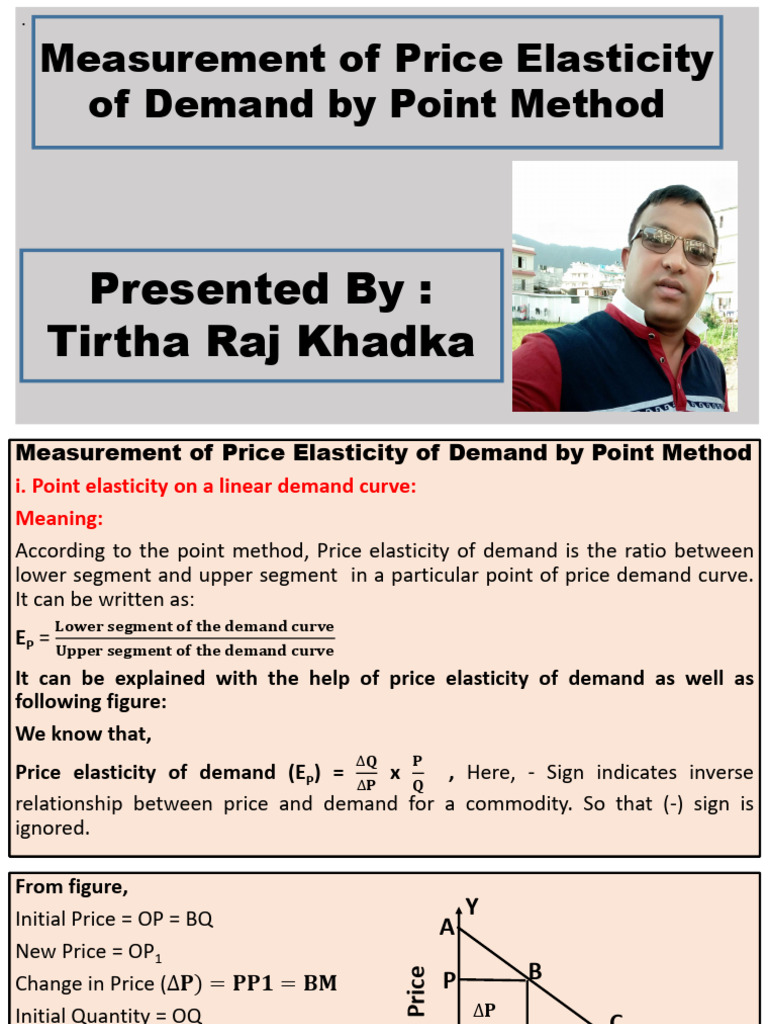 Point Method | PDF | Demand | Price Elasticity Of Demand