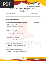 English Worksheet Class 2 | PDF