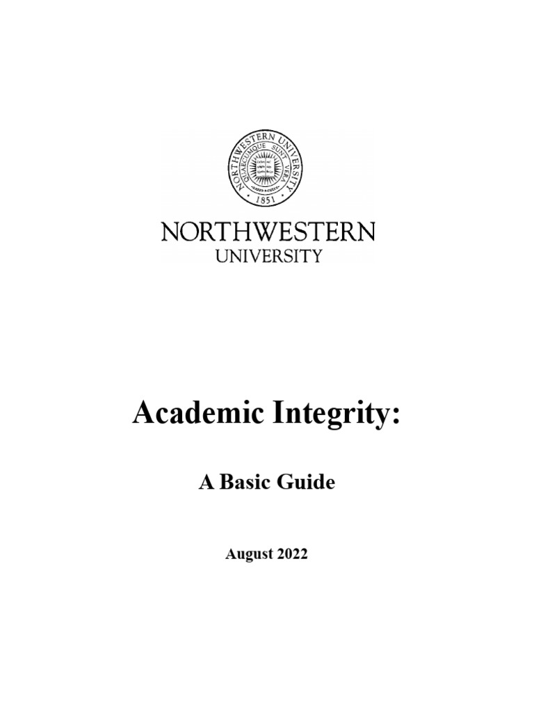 Academic Integrity Guide 2022 | PDF | Citation | Plagiarism