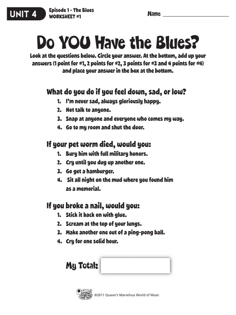 Mood Quiz for Kids | PDF