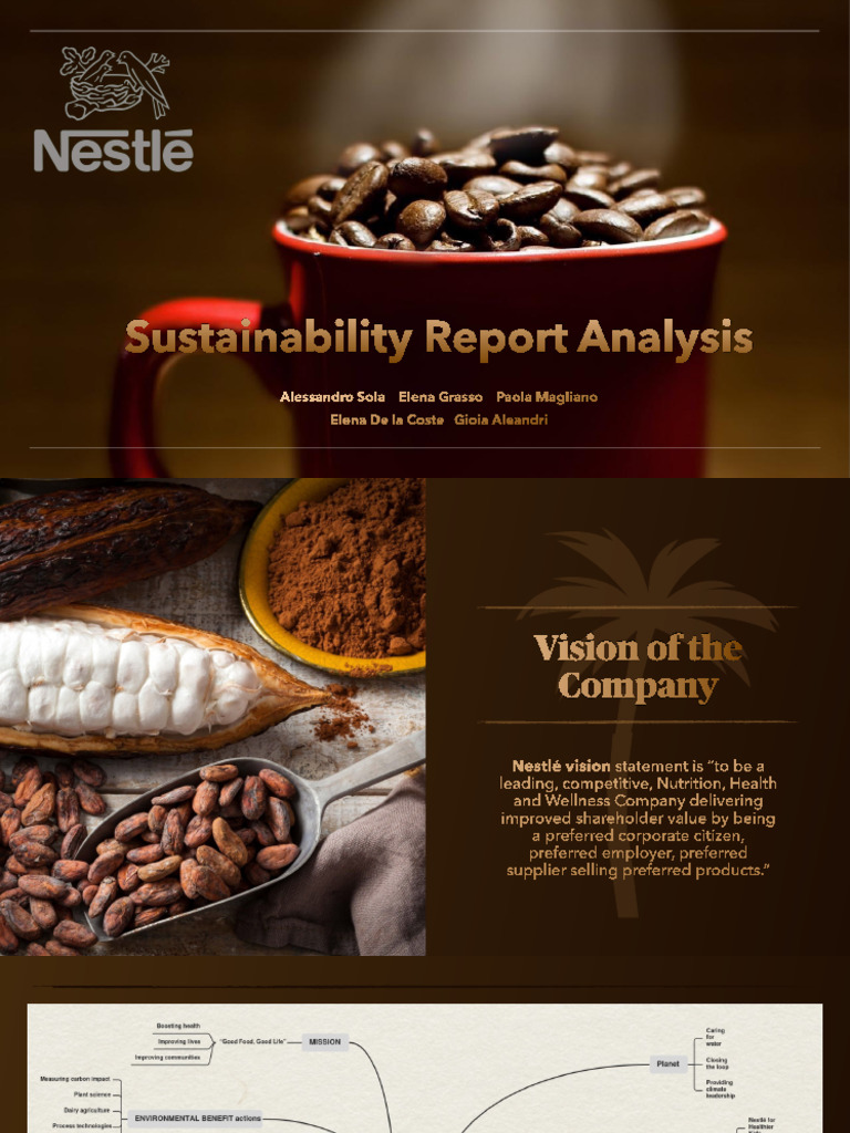 Nestlé Sustainability Presentation | PDF | Sustainability ...