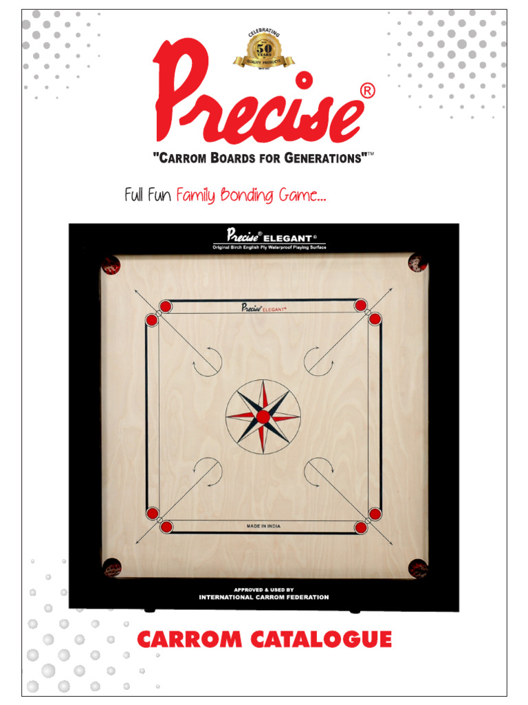 Precise Carrom Product Catalogue | PDF