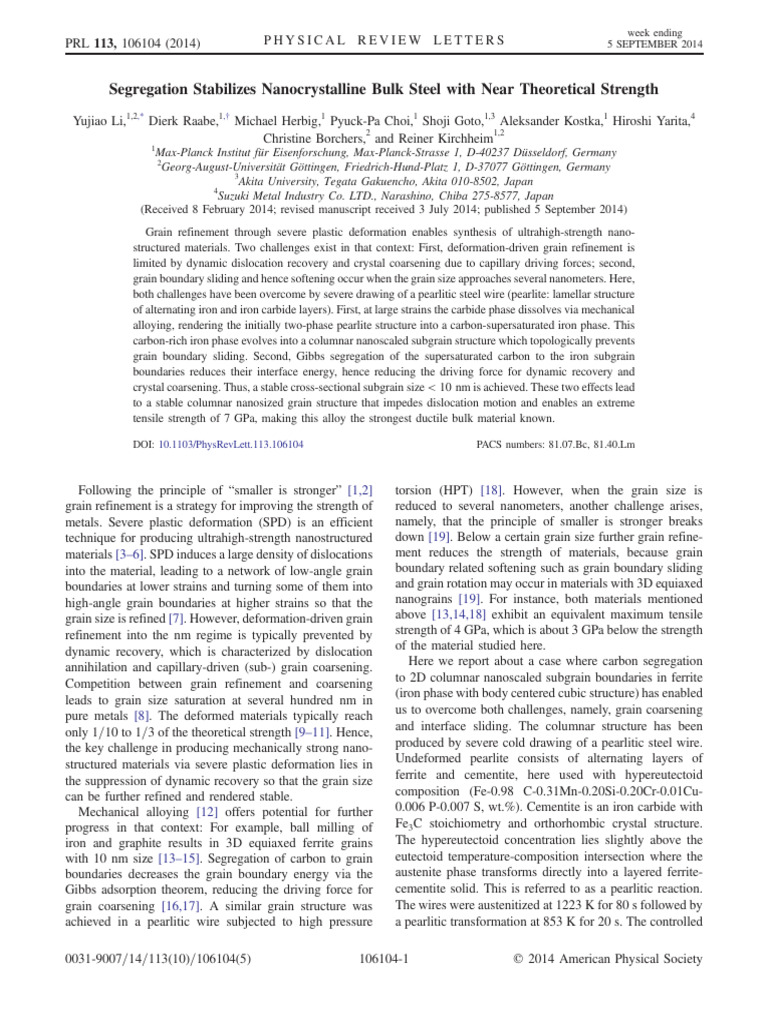 Segregation Stabilizes Nanocrystalline B | Download Free PDF ... Segregation Stabilizes Nanocrystalline B | Download Free PDF ...