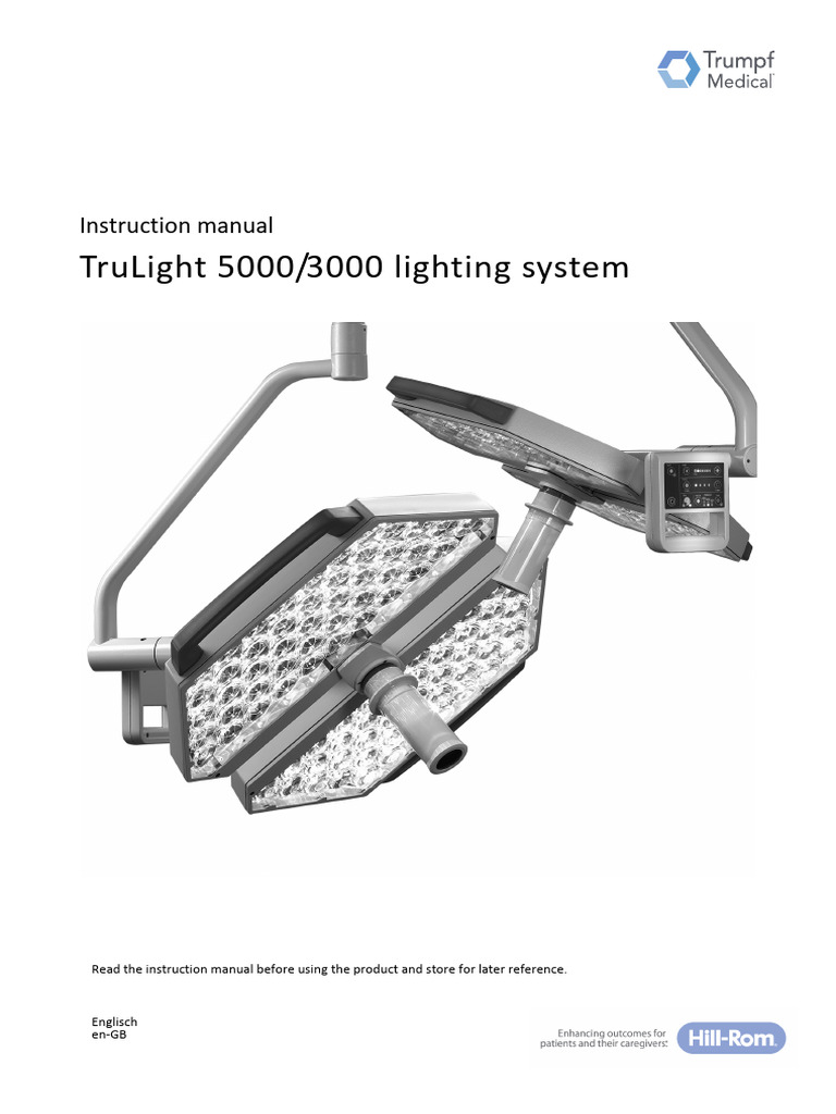 Trumpf Trulight5000 Instruction Manual | PDF | Safety | Sterilization ...