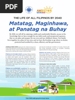 AMBISYON Natin 2040 | PDF
