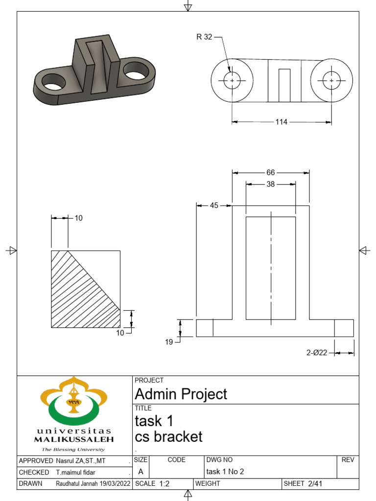 Cs Bracket - Drawing | PDF