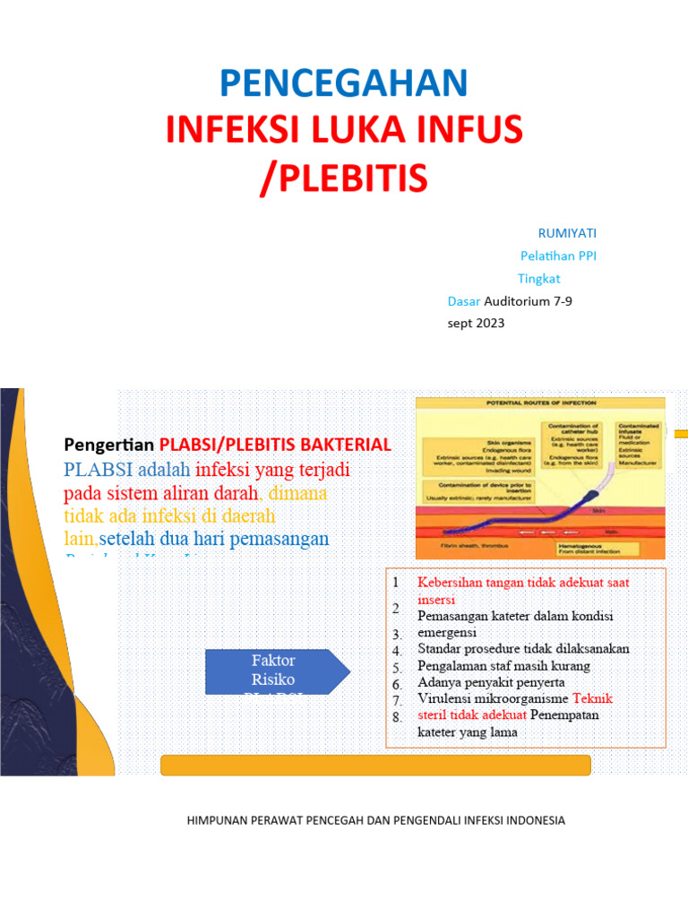 Materi Pencegahan Infeksi Luka Infus (ILI) | PDF | Pengembangan Diri ...