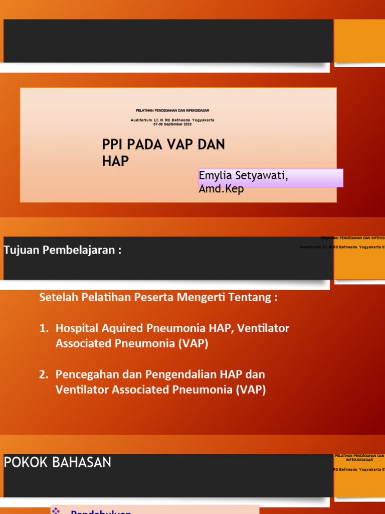 Ppi Pada Vap Dan Hap Emyl 2023 | PDF