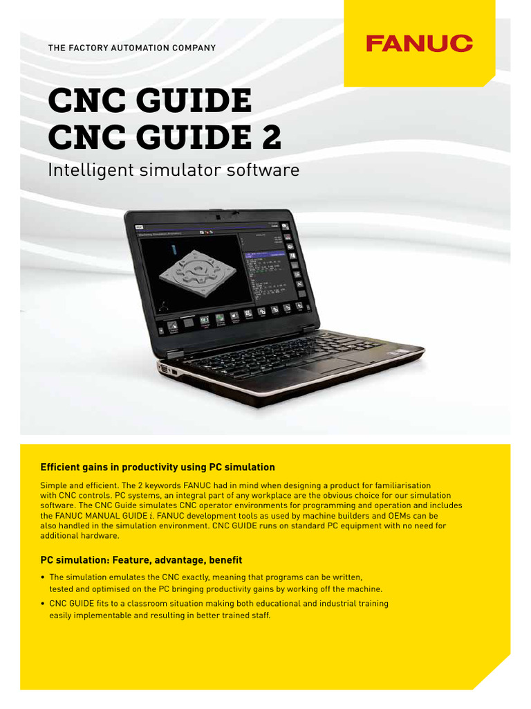 CNC Guide Flyer en | PDF | Numerical Control | Simulation