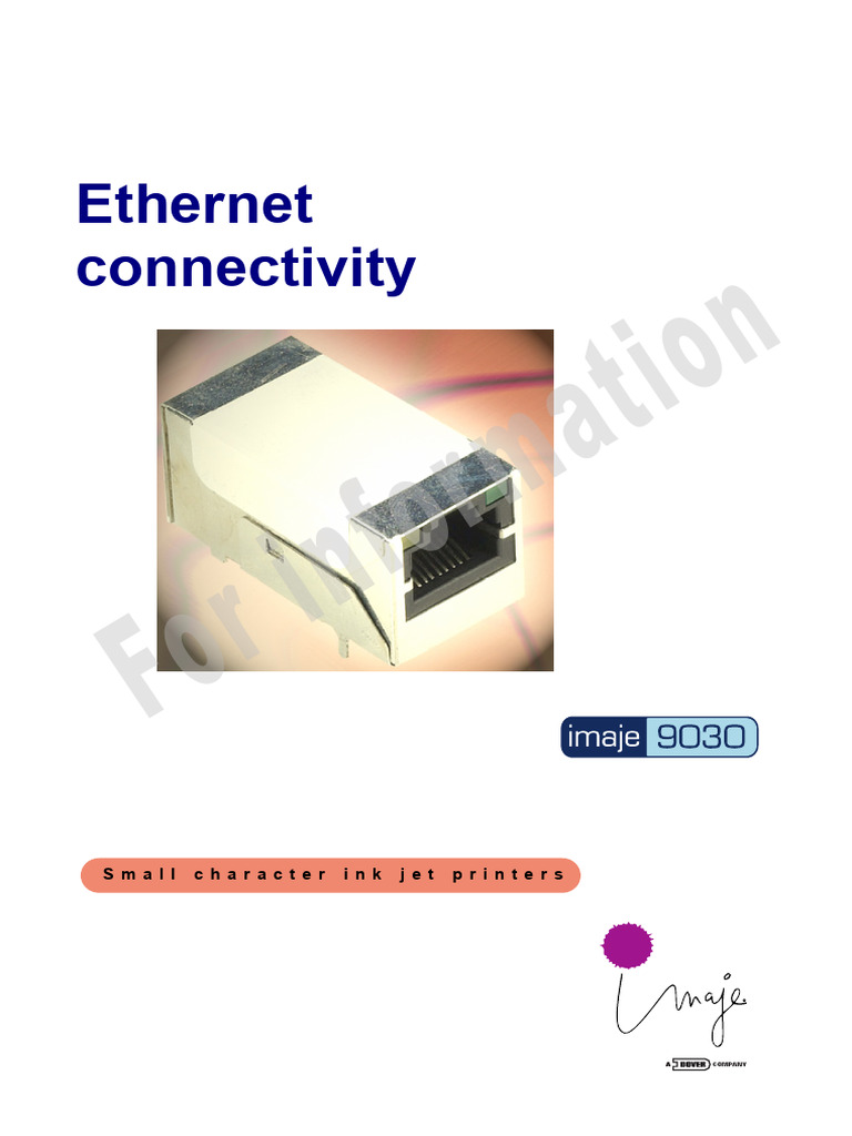 9000 Ethernet Conn | PDF | Computer Network | Ip Address
