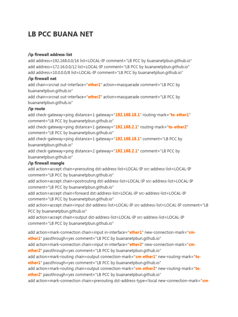LB PCC Buana Net | PDF | Computer Networking | Network Protocols