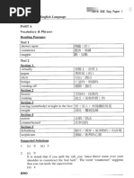 2013 HKDSE ENG Paper 3 - ANS | PDF | Language Arts & Discipline | Science & Mathematics