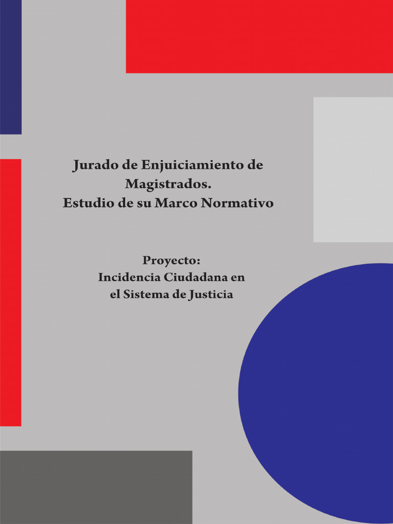 Marco Normativo Jurado de Enjuiciamiento de Magistrados | PDF ...