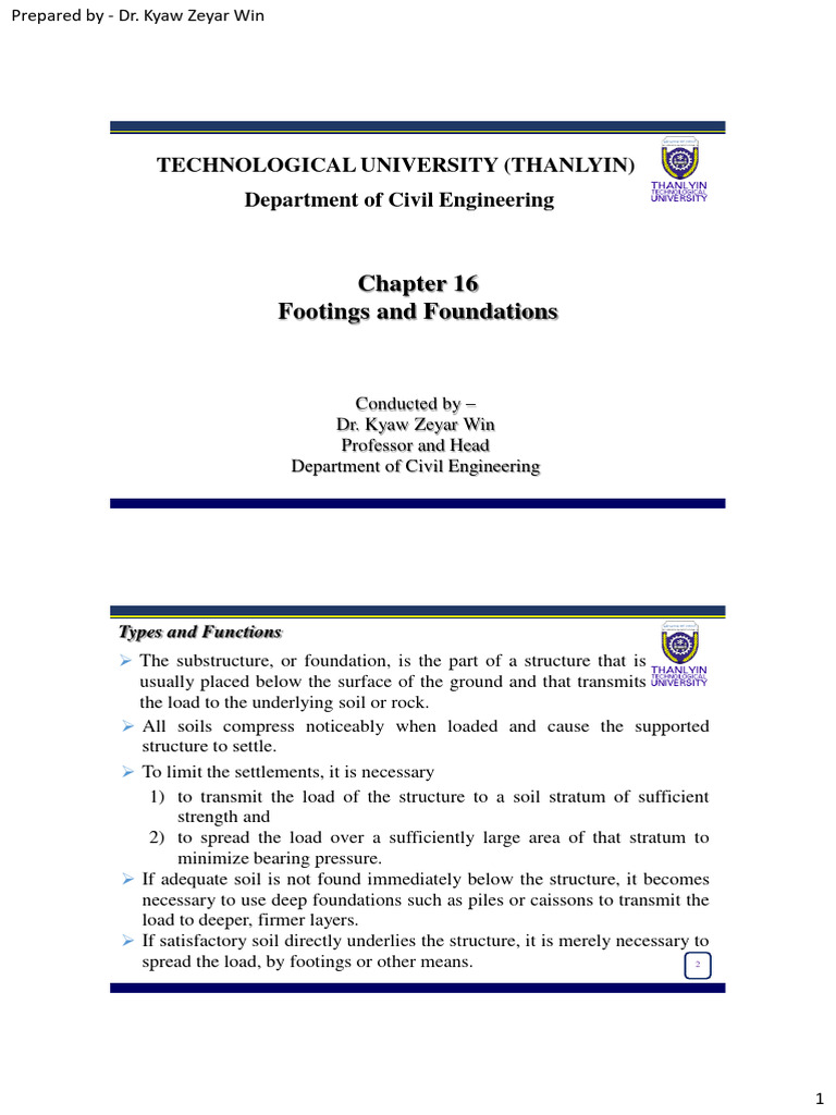 Footings and Foundations | PDF | Foundation (Engineering) | Deep Foundation