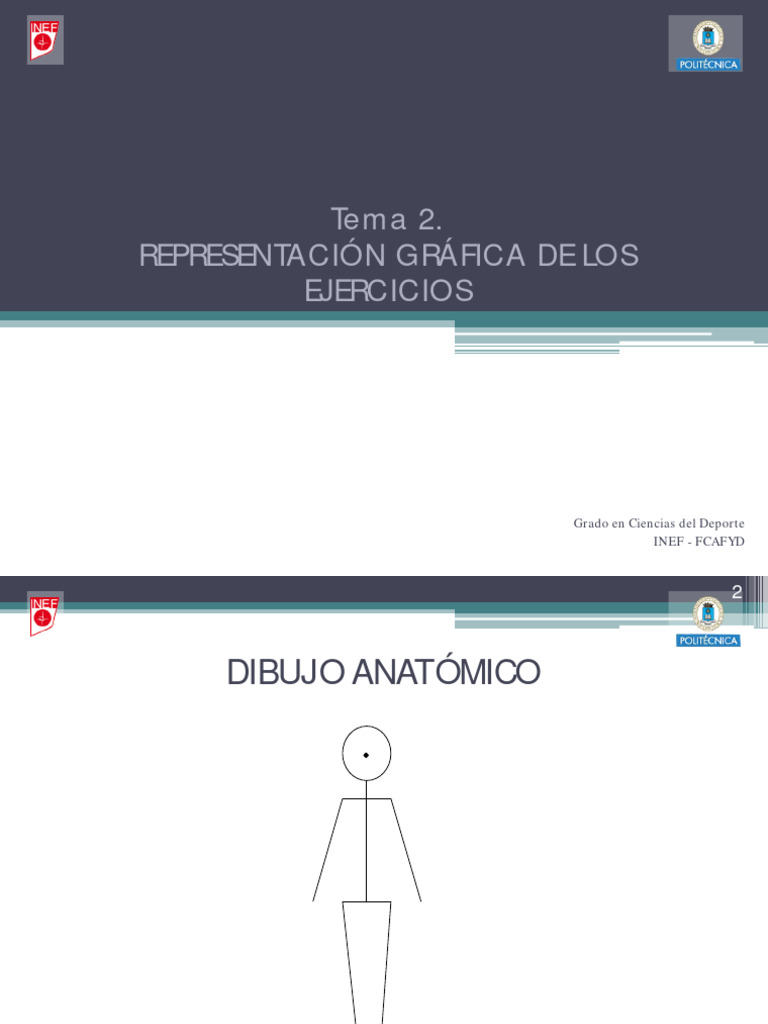 Tema 2. Representación Gráfica de Los Ejercicios | PDF