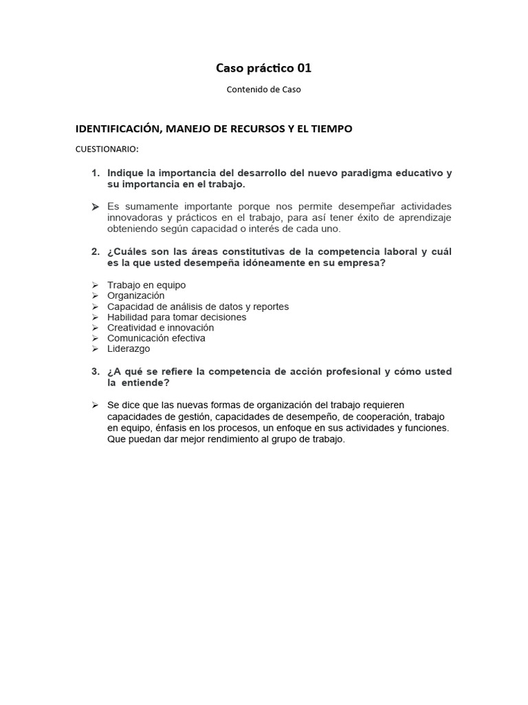Caso Practico 01 | PDF