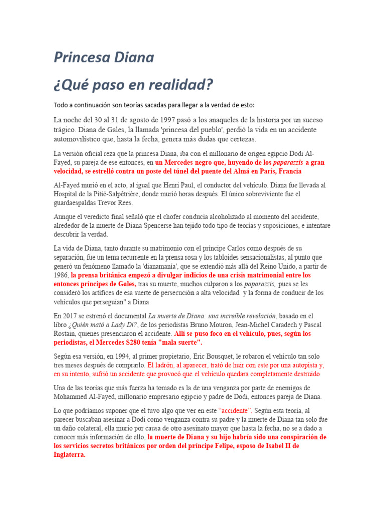 Princesa Diana | PDF | Diana