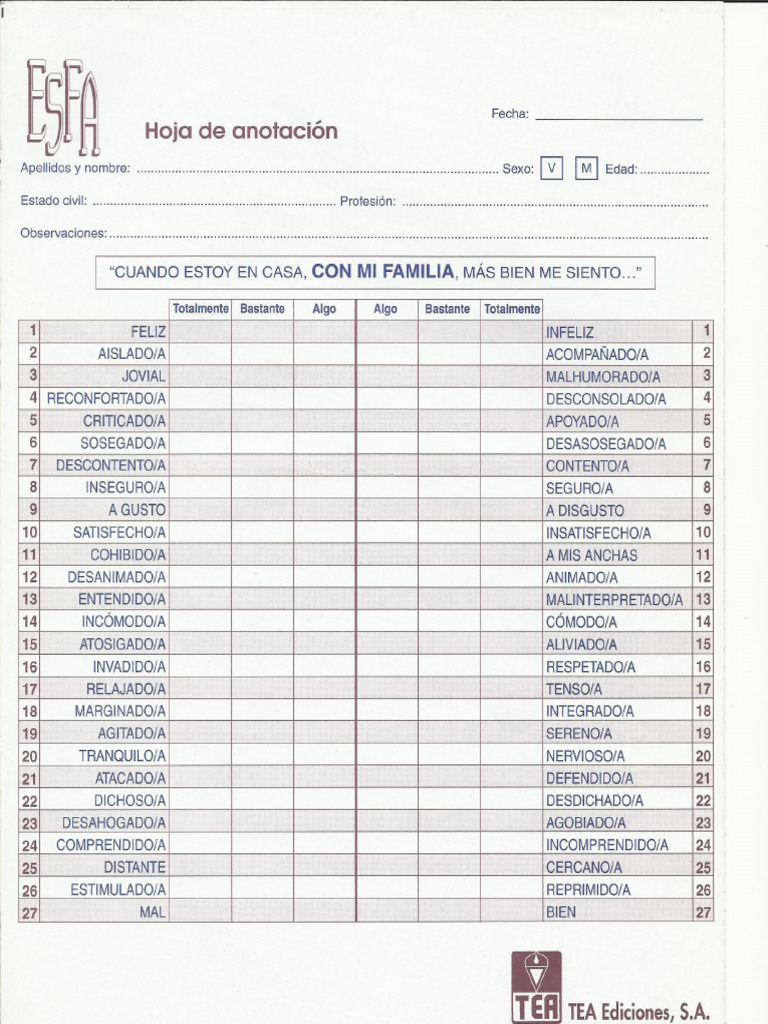 ESFA - Protocolo y Corrección 2020 | PDF