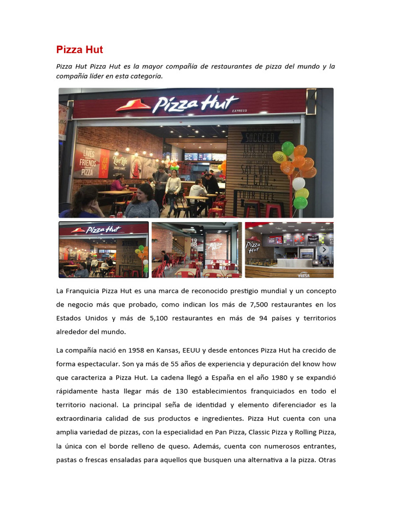 Pizza Hut | PDF