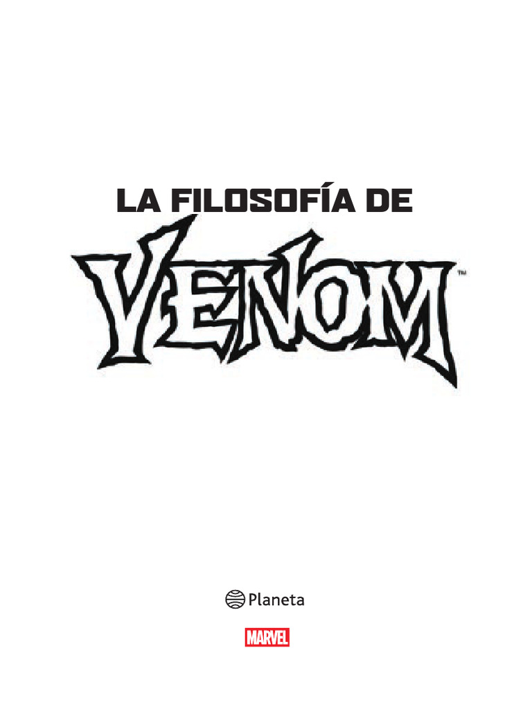 1 Libro La Filosofia de Venom | PDF | Hombre araña