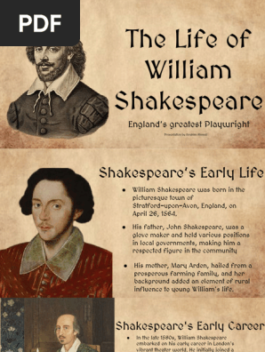 William Shakespeare Mother And Father