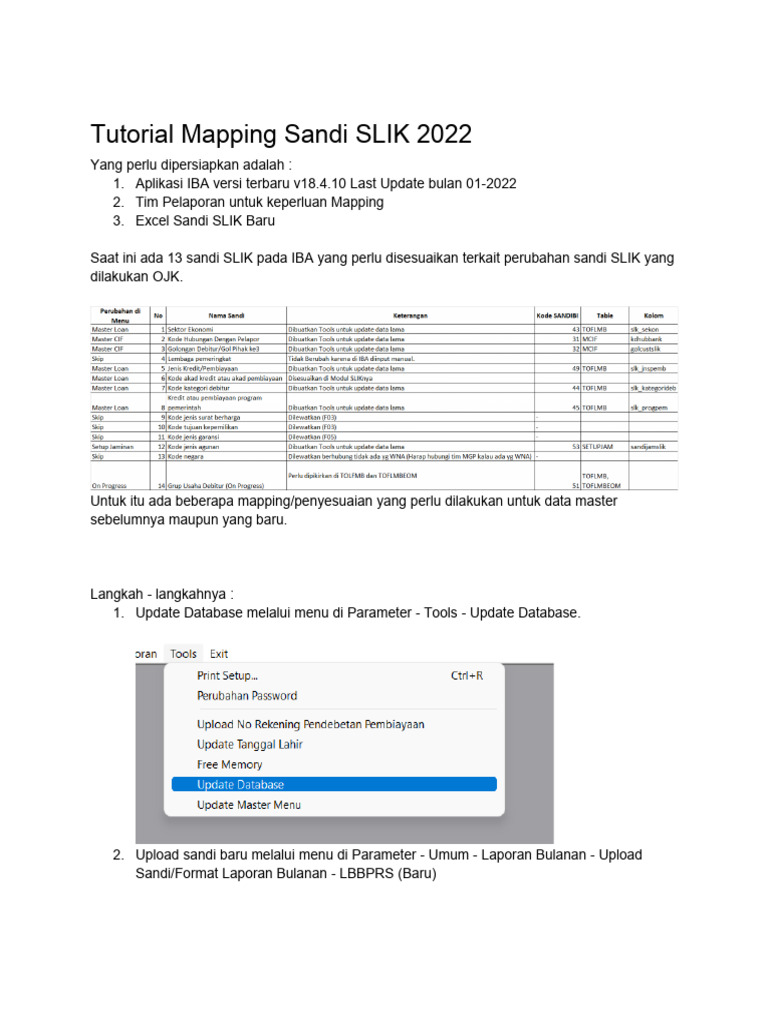 Tutorial Mapping Sandi SLIK 2022 | PDF