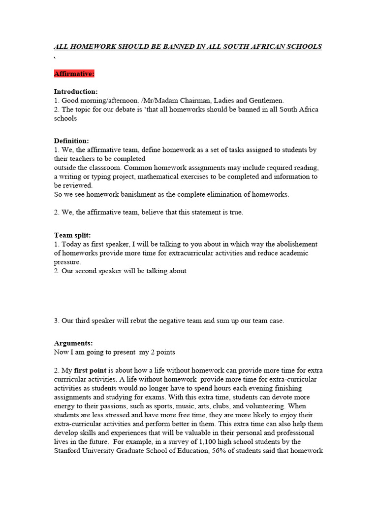Homework Speech | PDF | Homework | Learning