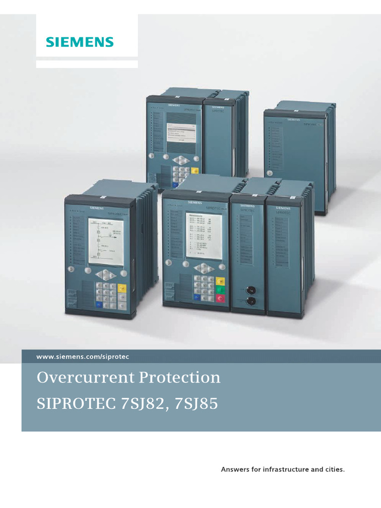 Overcurrent 7SJ82 7SJ85 | PDF