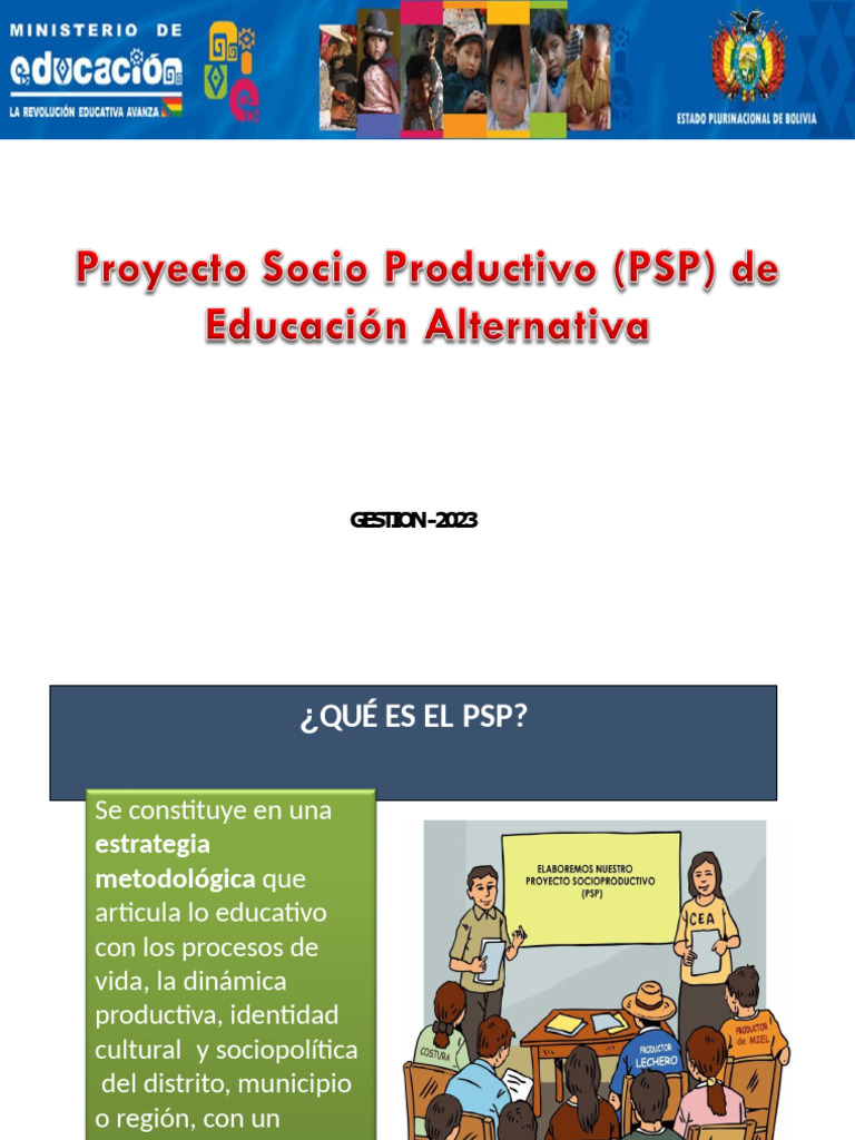 Proyecto Socio Productivo de Educacin Alternativa | PDF | Evaluación ...
