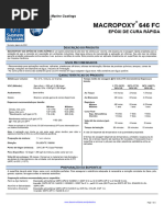 Ficha Técnica Macropoxy 646 Fast Cure | PDF | Tinta | Galvanização