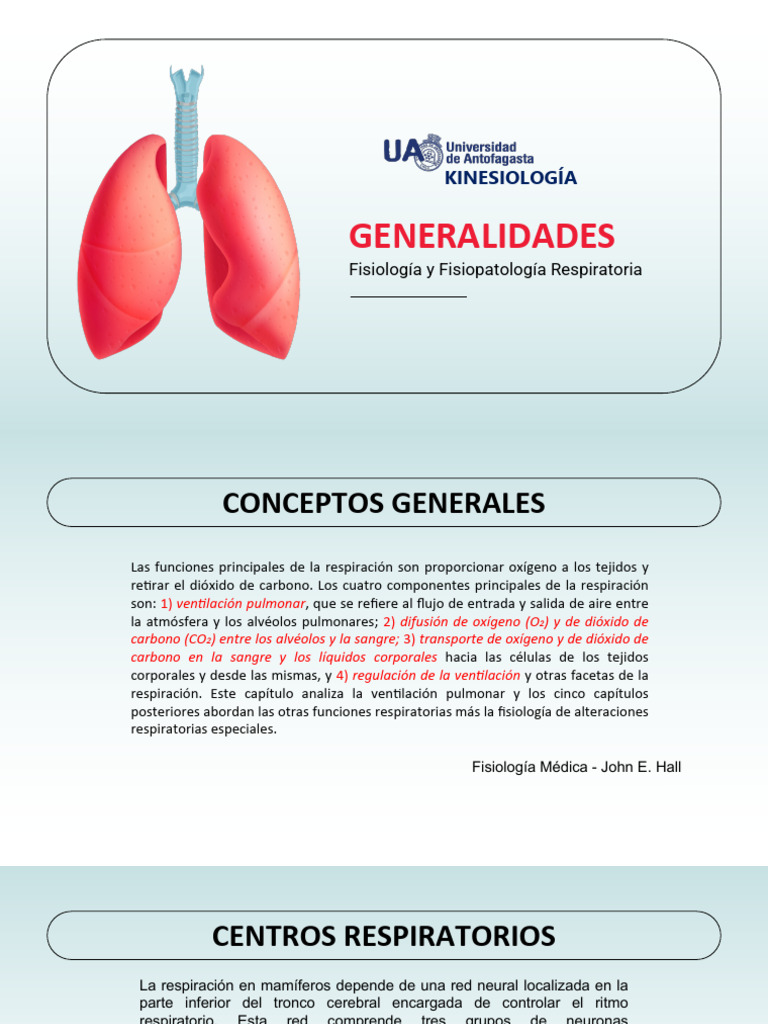 Generalidades KNTR | PDF | Sistema respiratorio | Respiración