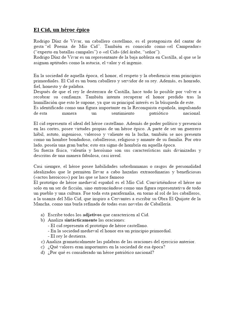 El Cid | PDF