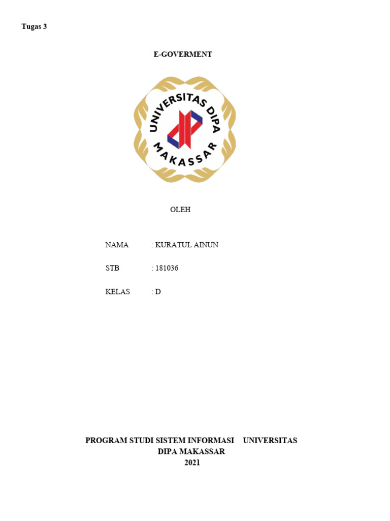 Tugas 3 - 181036 - KURATUL AINUN | PDF