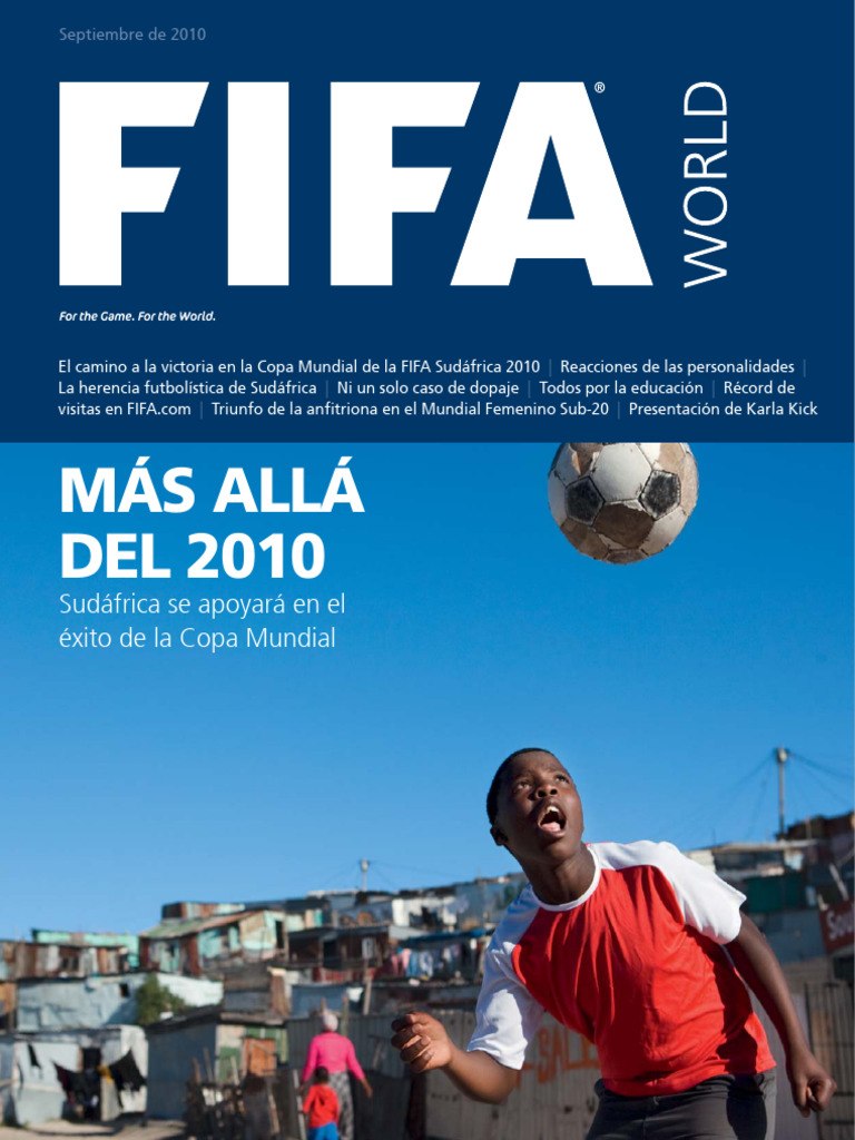 Fifa Magazine Sep. 2010 | PDF | Asociación de Futbol | FIFA
