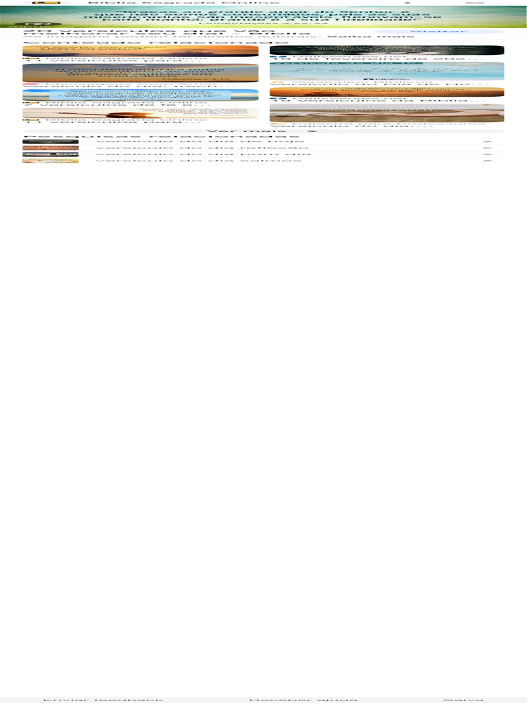 Versículo Do Dia - Pesquisa Google | PDF | Bíblia | Textos religiosos