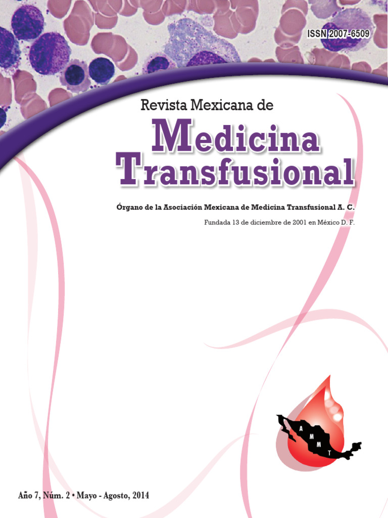 Medicina Transfusional Vol 7 Num 2 | PDF | Transfusión de sangre | México